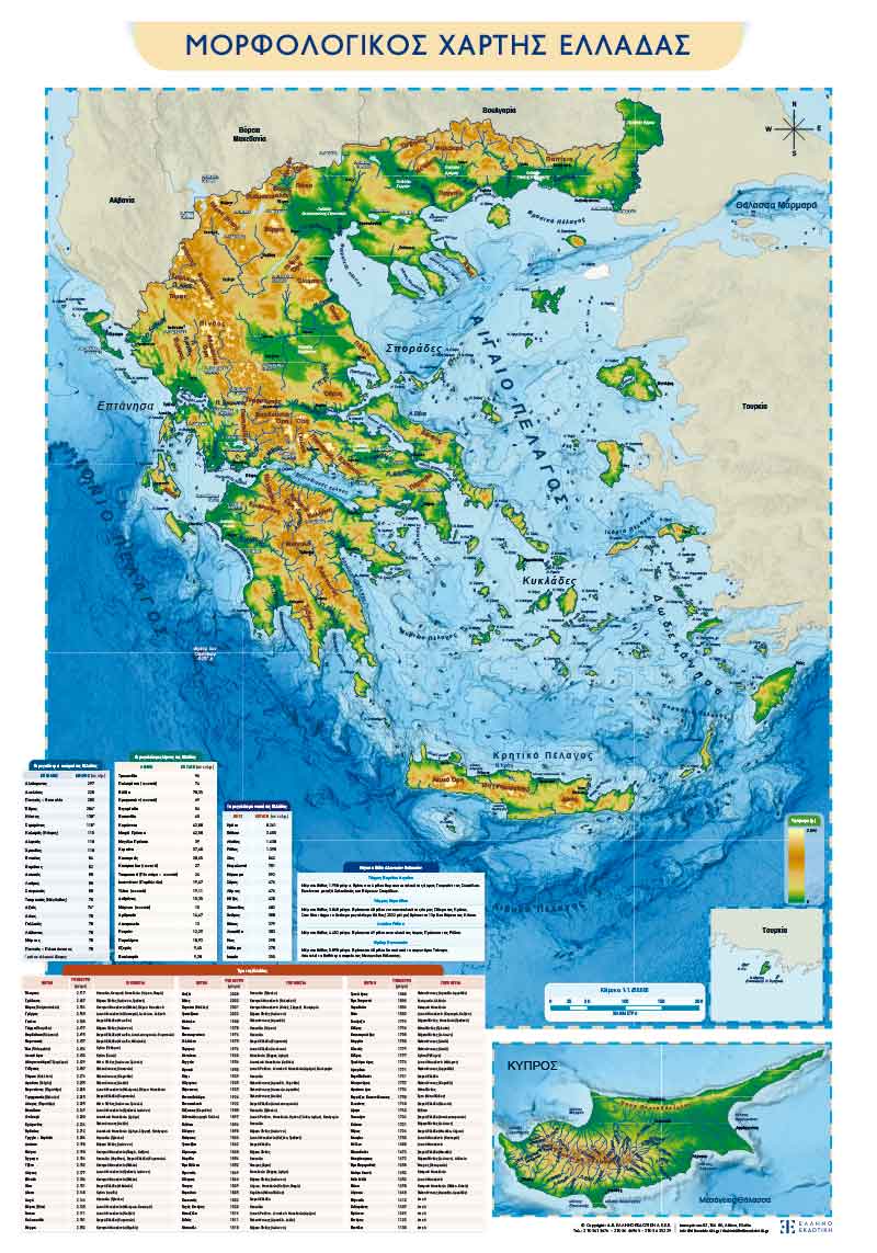ΠΟΛΙΤΙΚΟΣ ΚΑΙ ΜΟΡΦΟΛΟΓΙΚΟΣ ΧΑΡΤΗΣ ΕΛΛΑΔΑΣ ΑΝΑΡΤΗΣΗΣ - Ελληνοεκδοτική